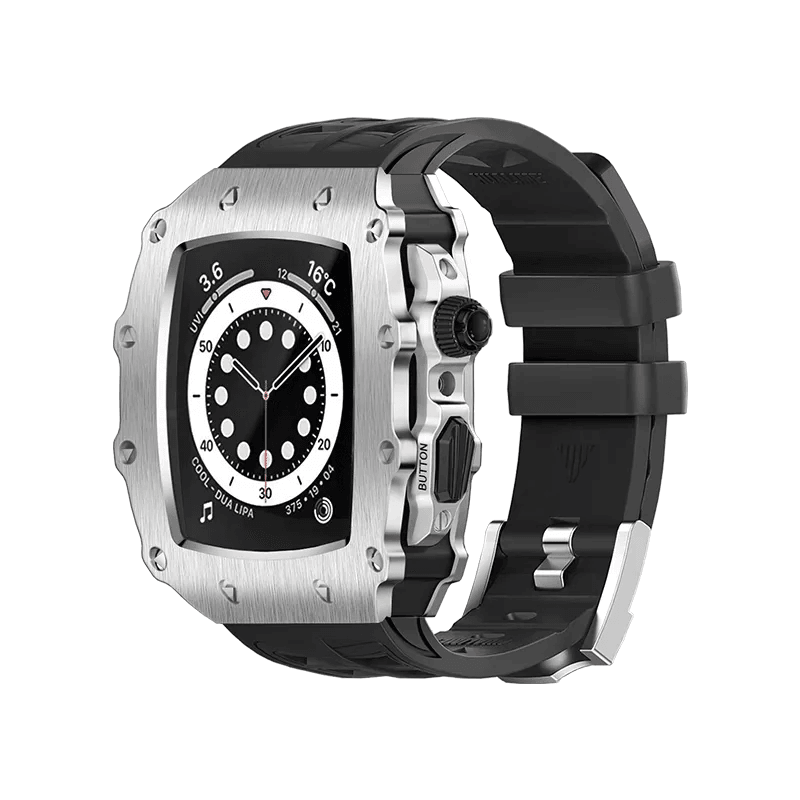 Case for Apple Watch with Band 44/45/46mm Alloy Metal Modified Case ...